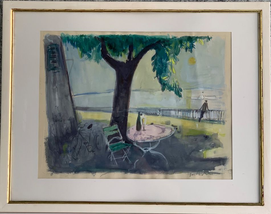 Geo Bretscher 1919-2003) Gouache Gemälde (Gebraucht) in Root für CHF 115 – mit Lieferung auf ...