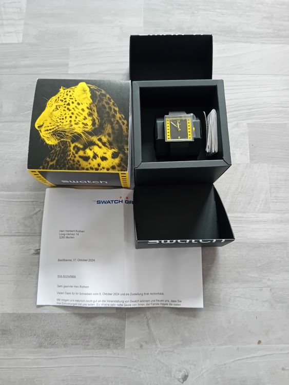 Swatch SO34Z100 Locarno77 Fotografenuhr (Neu und originalverpackt) in ...