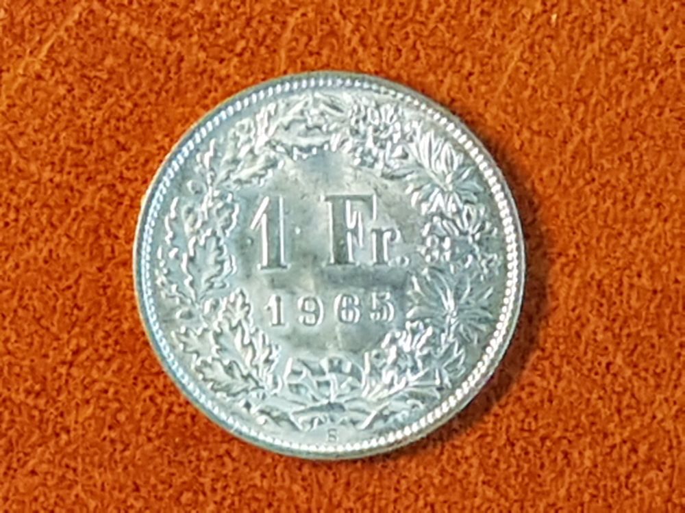 1 Franken 1965 Silber kaum zirkuliert | Kaufen auf Ricardo