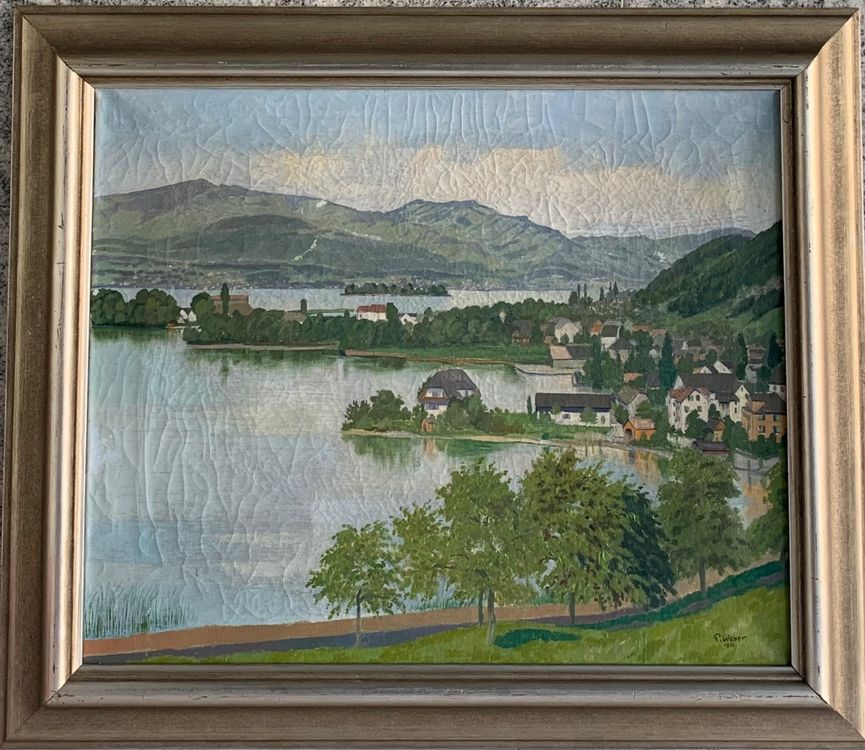 Paul Weber (1898-1957)Landschafts Gemälde (Gebraucht) in Root für CHF ...