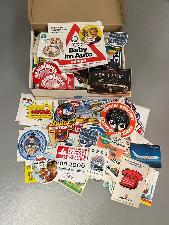 Über 2000 vintage Aufkleber / Stickers / Abziehbilder | Kaufen auf Ricardo