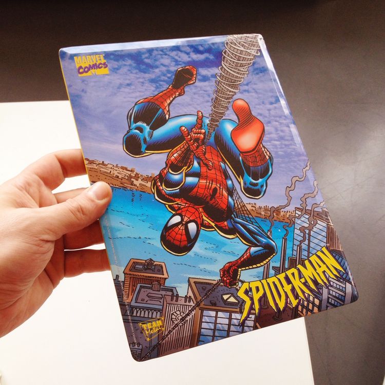 1996 | MARVEL COMICS, Spider-Man Aufsteller aus Metall 20x27 (Gebraucht) in BIEL BIENNE für CHF ...