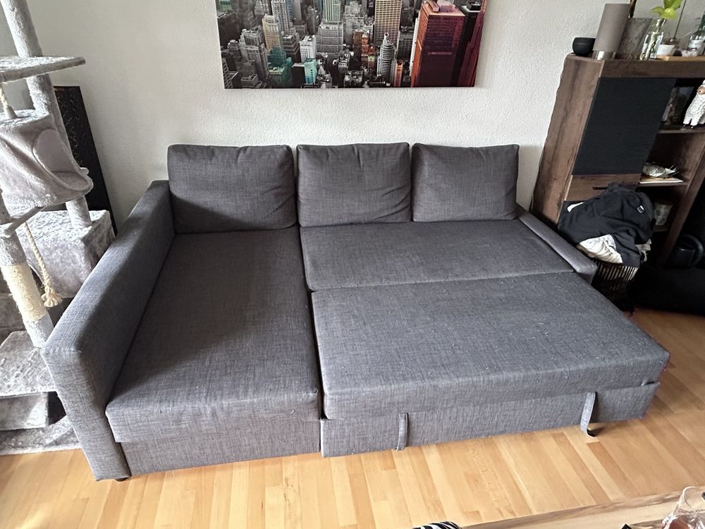 IKEA FRIHETEN Bettsofa Grau | Kaufen auf Ricardo