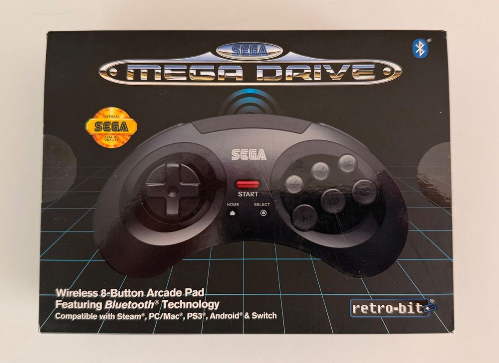Sega Mega Drive Bluetooth Controller von retro-bit - Neu OVP | Kaufen ...