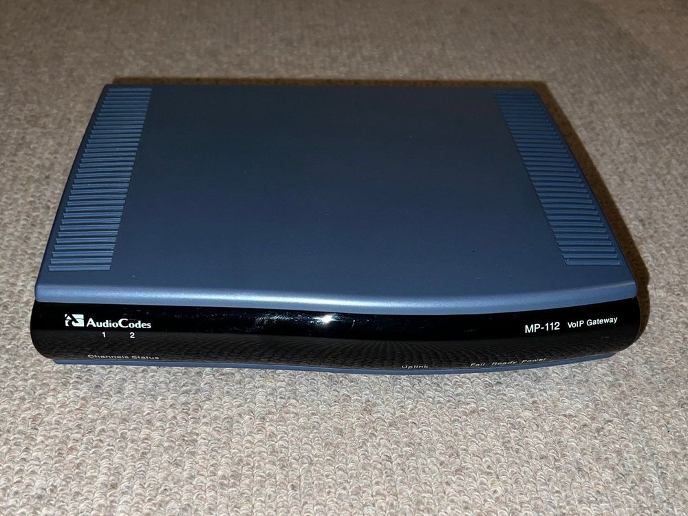 Audiocodes MediaPack MP-112 Analog VoIP Gateway, 2 FXS | Kaufen auf Ricardo