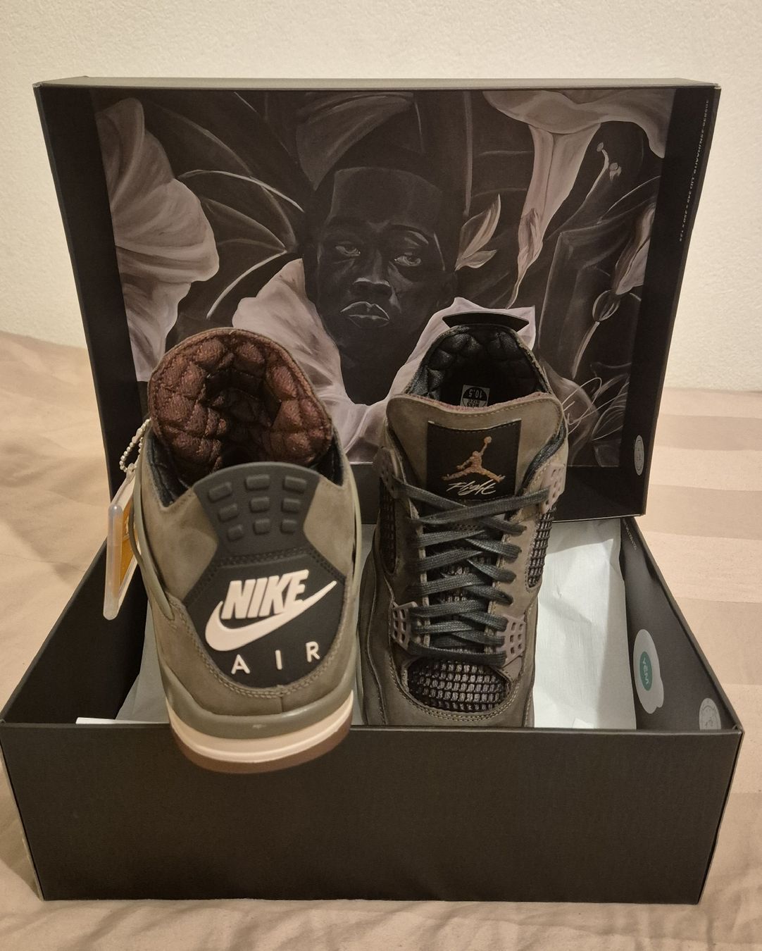 Jordan 4 x A Ma Manière Dark Mocha – DS Neuve 44.5 (Neuf avec emballage ...