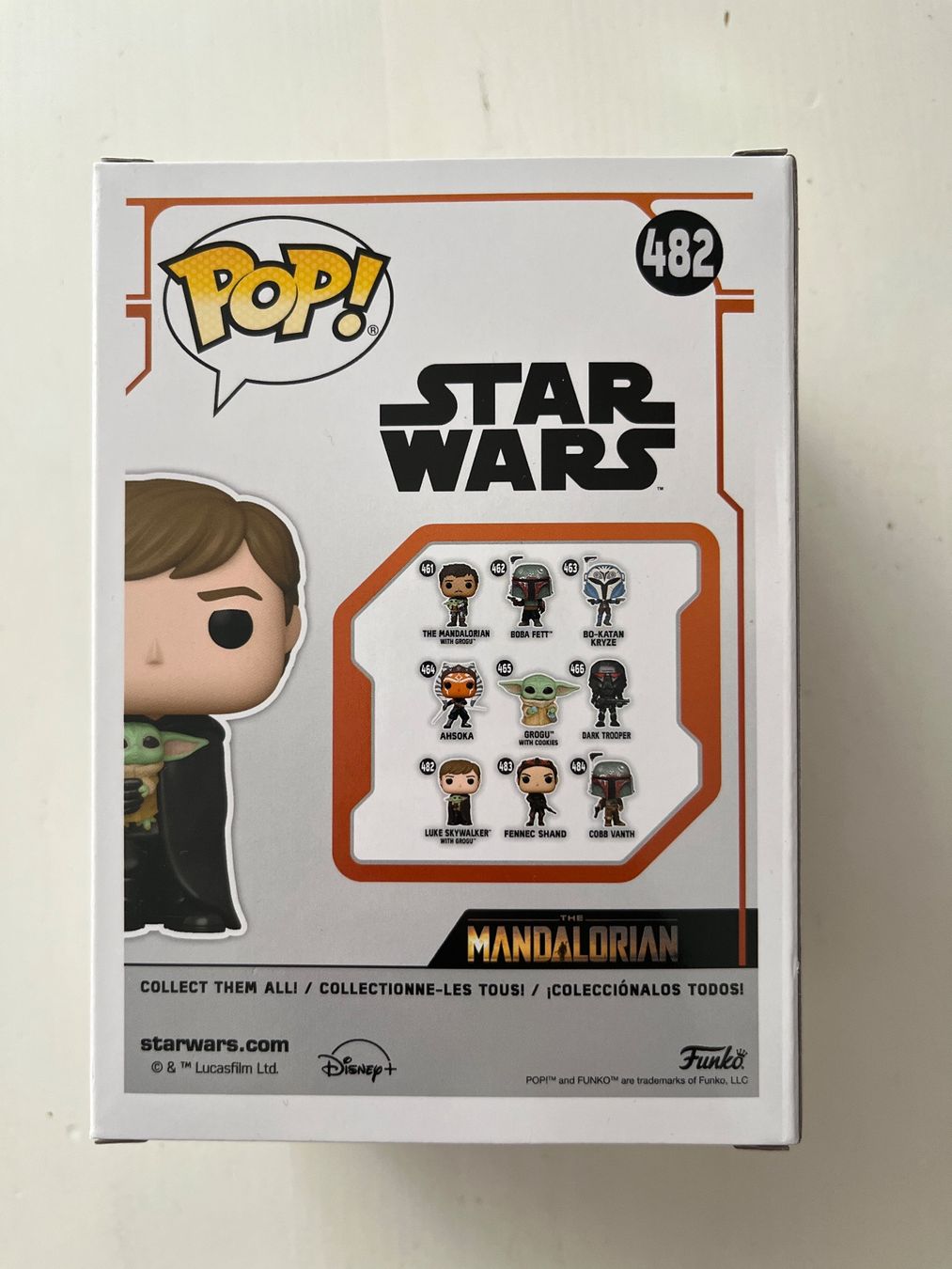 Funko Pop Star Wars: Luke Skywalker with Grogu #482 (Neu und ...