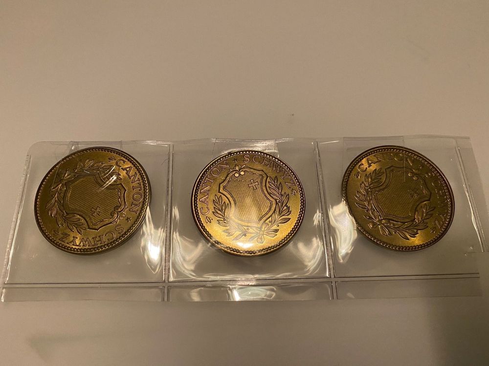 100 Batzen 1991 CANTON SCHWYZ (Neu (gemäss Beschreibung)) in Hochdorf ...