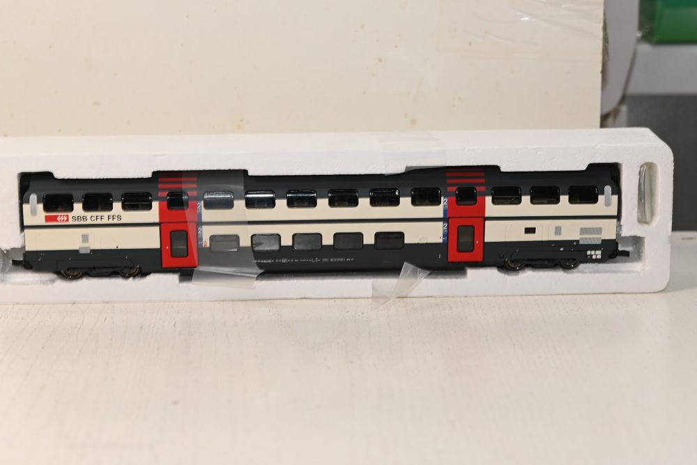 SBB Doppelstockwagen 2 Kl Roco HO/DC mit OVP | Kaufen auf Ricardo