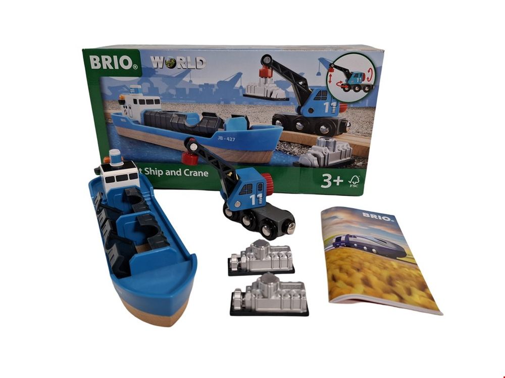 BRIO Frachtschiff und Kran 33534 (Neu (gemäss Beschreibung)) in Wil SG ...