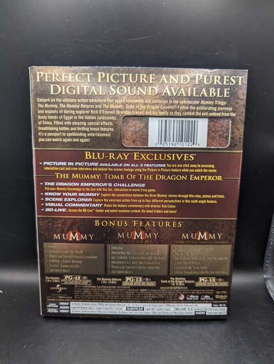 The Mummy Trilogy - Blu ray DVD (Gebraucht) in Hünenberg See für CHF 9. ...