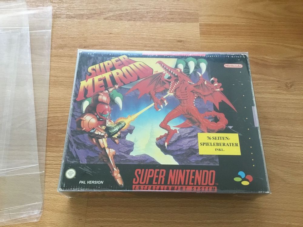 Super Metroid SNES Big Box mit OVP + 3x PET Sammler ab 1.- (Gebraucht ...