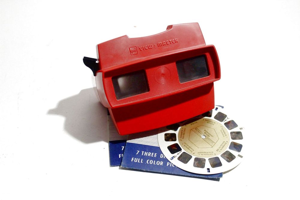 Vintage GAF VIEW-MASTER, Made in Belgum, signalrot, um 1975 | Kaufen ...