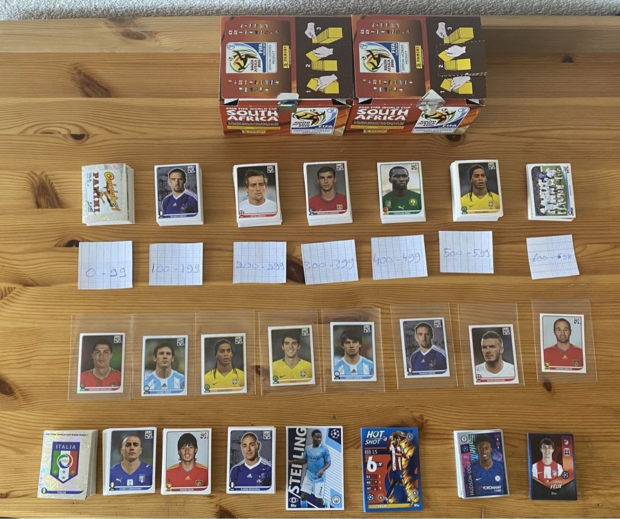 Complete 2010 world cup panini + big mixed lot | Acheter sur Ricardo