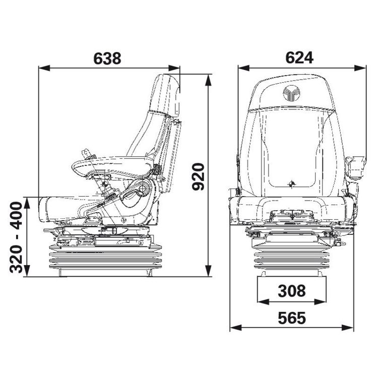 Sitz Maximo XT Dynamic Plus Dualmotion, Stoff Grammer MSG95 (Neu und originalverpackt) in ...