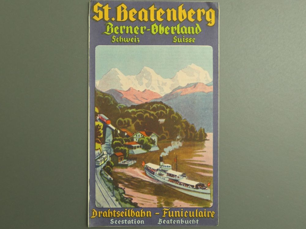 St. Beatenberg Drahtseilbahn Funiculaire (Gebraucht) in für CHF 16.5 ...