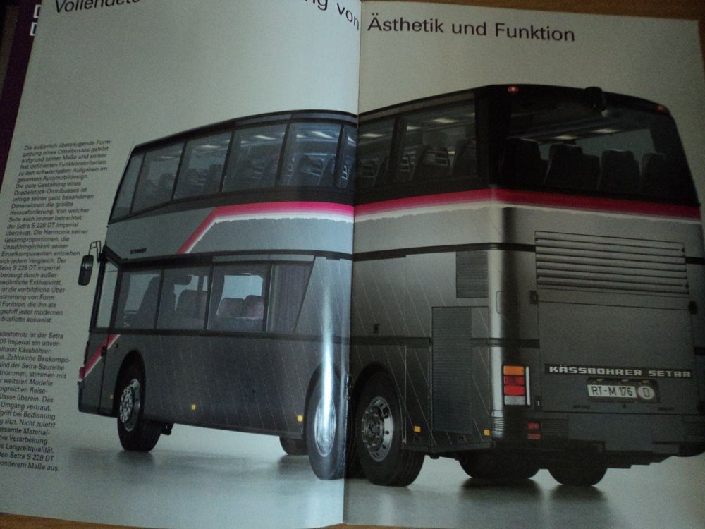 Prospekt Kässbohrer Bus Setra S228 DT | Kaufen auf Ricardo