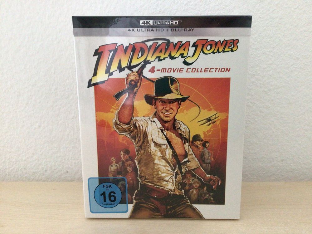 Indiana Jones - 4-Movie Collection 4K Ultra HD + Blu-Ray | Kaufen auf ...