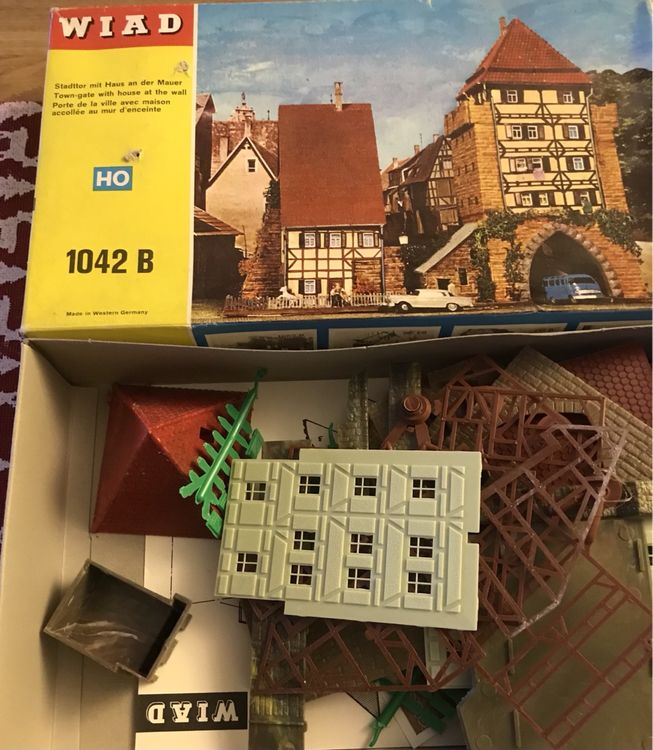 Bausatz HO altes Stadttor mit Haus an der Mauer WIAD 1942B (Gebraucht ...