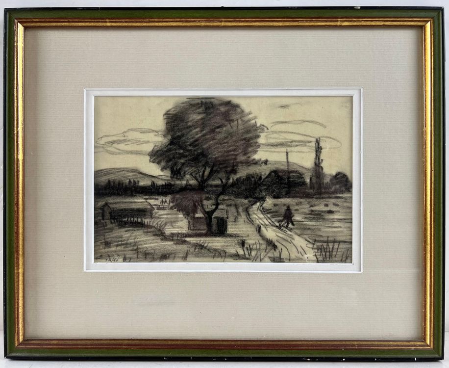 Landschaft Zeichnung Unleserlich Signiert (Gebraucht) in Neuhausen am Rheinfall für CHF 10 – mit ...