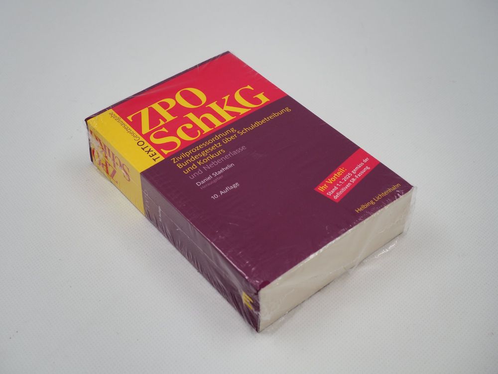 TEXTO ZPO/SchKG Zivilprozessordnung (25111080PL) (Neu und ...