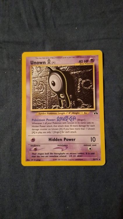 Unown A - Rare (Gebraucht) in Zürich für CHF 17 – mit Lieferung auf ...