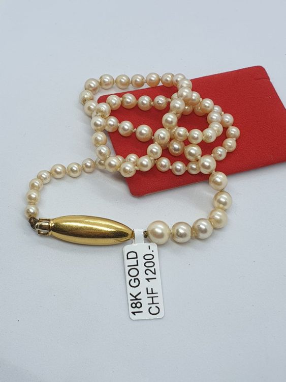Echt 18k Gold S W P Kette Kaufen Auf Ricardo