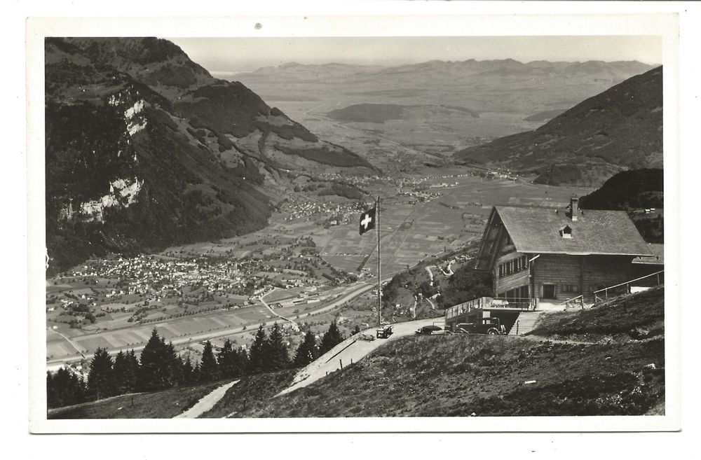 Berghaus Fronalpstock ob Mollis (GL) echte Foto-AK - um 1940 (Gebraucht ...