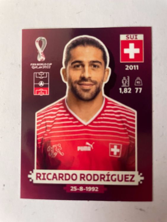 SUI 8 Panini WM 2022 RICARDO RODRIGUEZ | Kaufen auf Ricardo SUI 8 Panini WM 2022 RICARDO RODRIGUEZ | Kaufen auf Ricardo