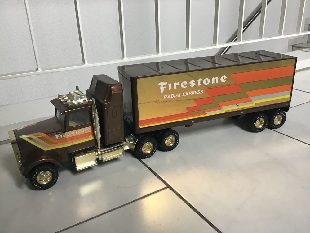 Grosser US Blech-Truck "FRIGHTLINER FIRESTONE" Nylint Corp. | Acheter ...