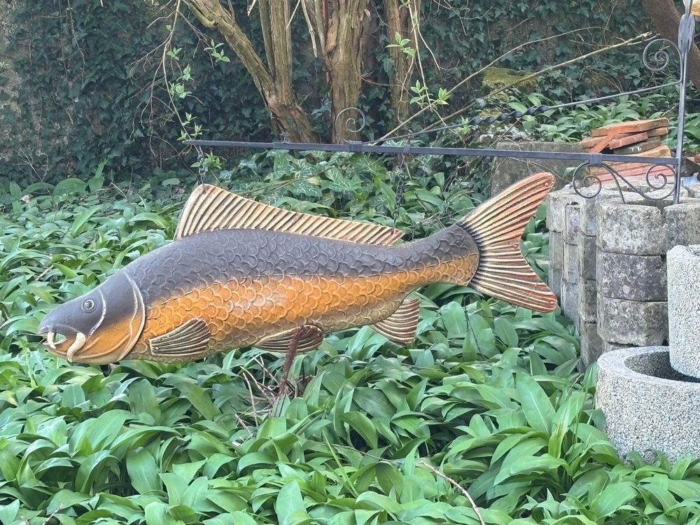 Grosser Fisch mit Wandhalterung, alles Metall (Gebraucht) in Jegenstorf ...