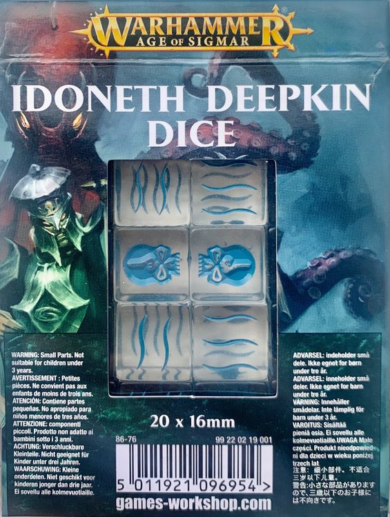Games Workshop Warhammer Age of Sigmar Idoneth Deepkin Dice (Gebraucht ...