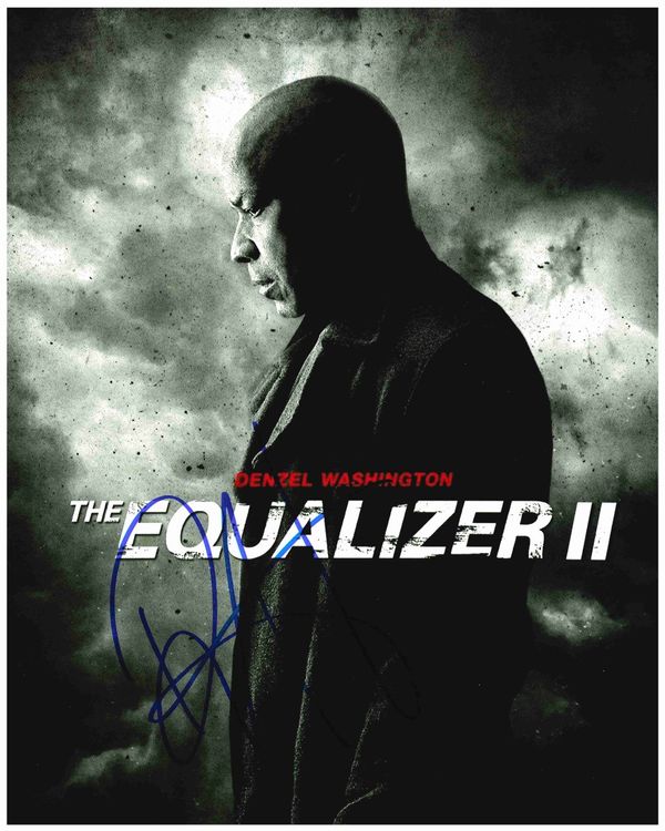 DENZEL WASHINGTON *THE EQUALIZER* handsigniert (20x25cm) COA (Gebraucht ...