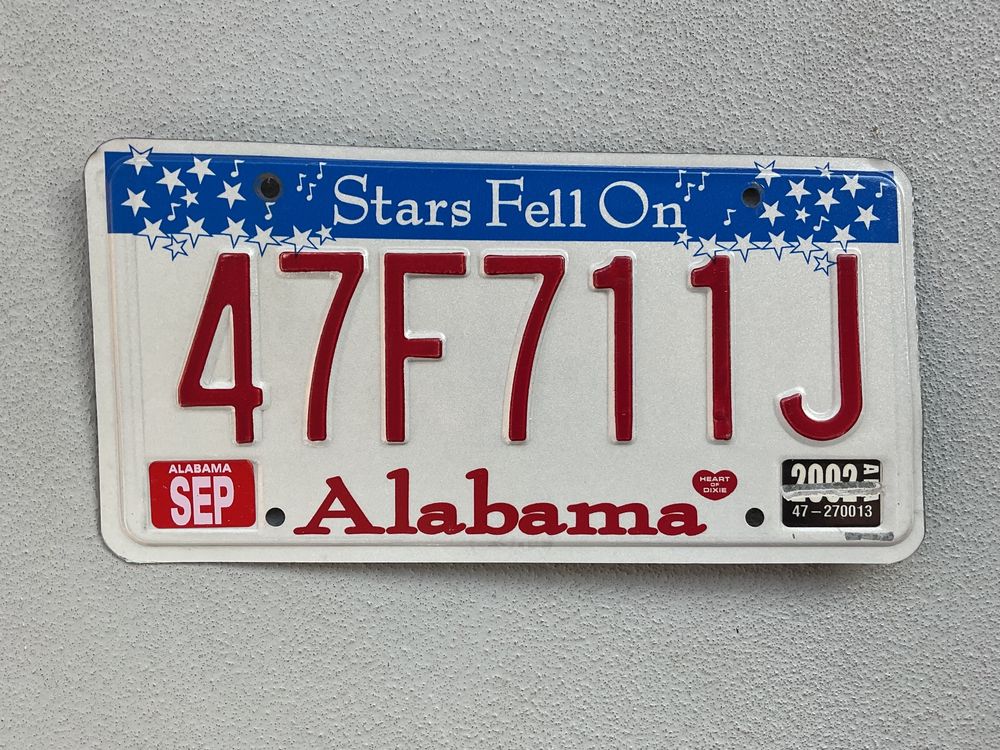 🇺🇸🇺🇸 USA Nummernschild # ALABAMA # STARS 🇺🇸🇺🇸 (Gebraucht) in Wattwil ...