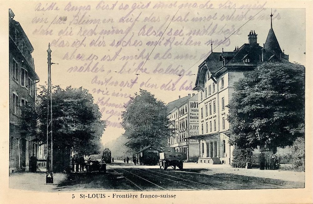 1928 - Alte AK - Zollstation Basel - St. Louis | Kaufen auf Ricardo