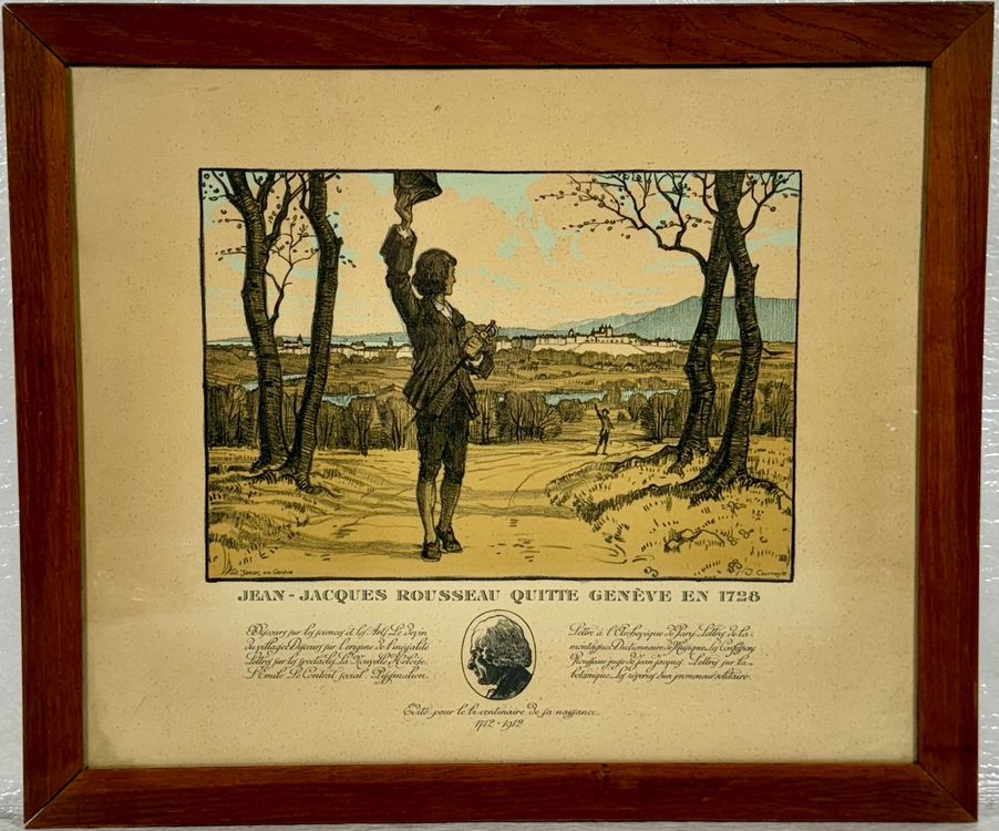 Jean-Jacques Rousseau (1712-1778) Lithografie (Gebraucht) in Root für CHF 10 – mit Lieferung auf ...