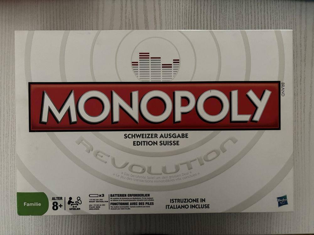 Monopoly Revolution Edition Suisse | Kaufen auf Ricardo
