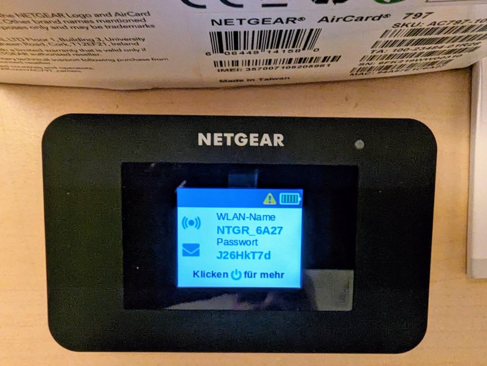 Netgear Mobiler Hotspot AirCard 797 (Gebraucht) in Muhen für CHF 26 ...