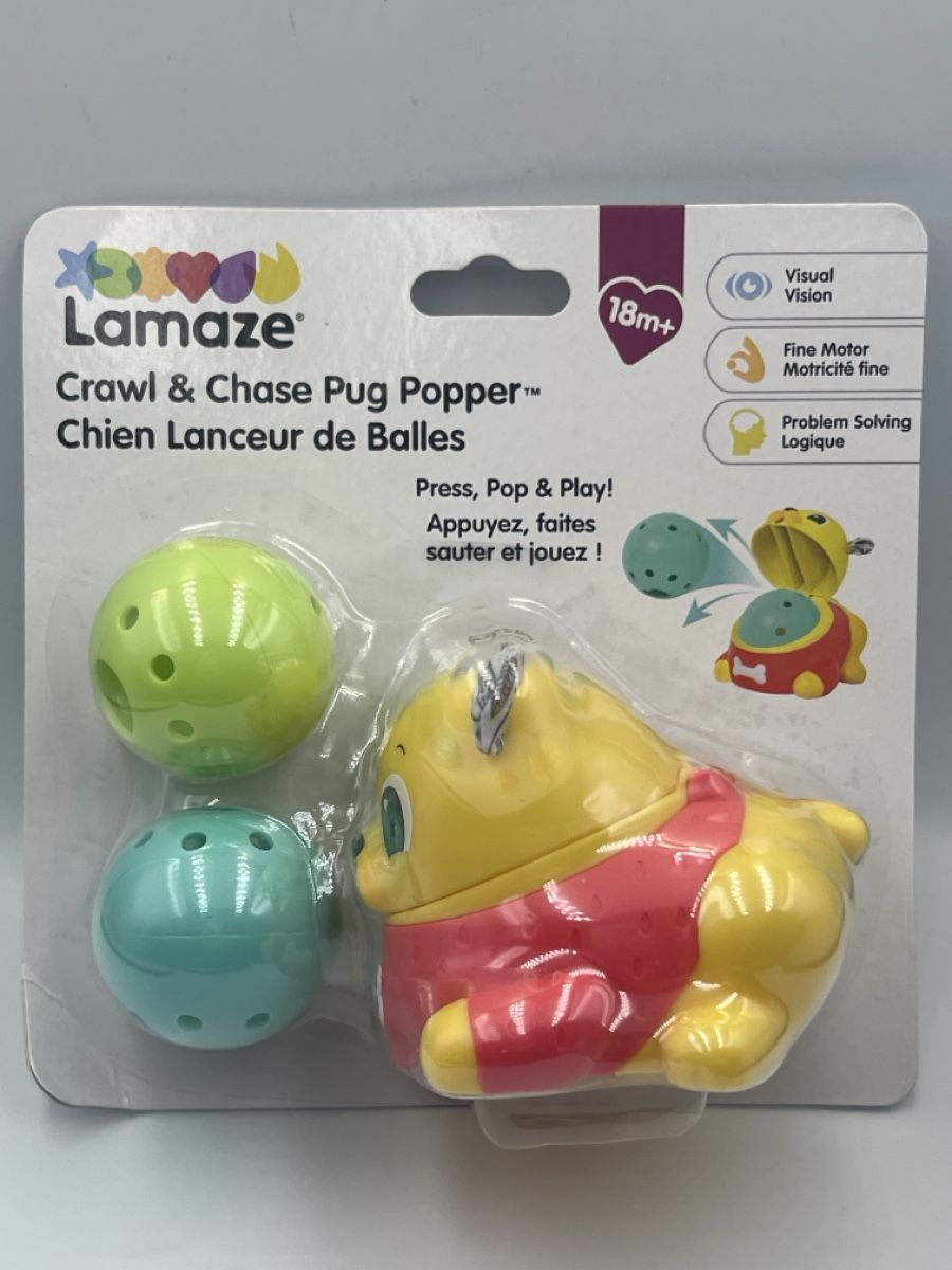 Neues Lamaze Crawl & Chase Pug Popper, ab 18+ Monate (Neu und ...