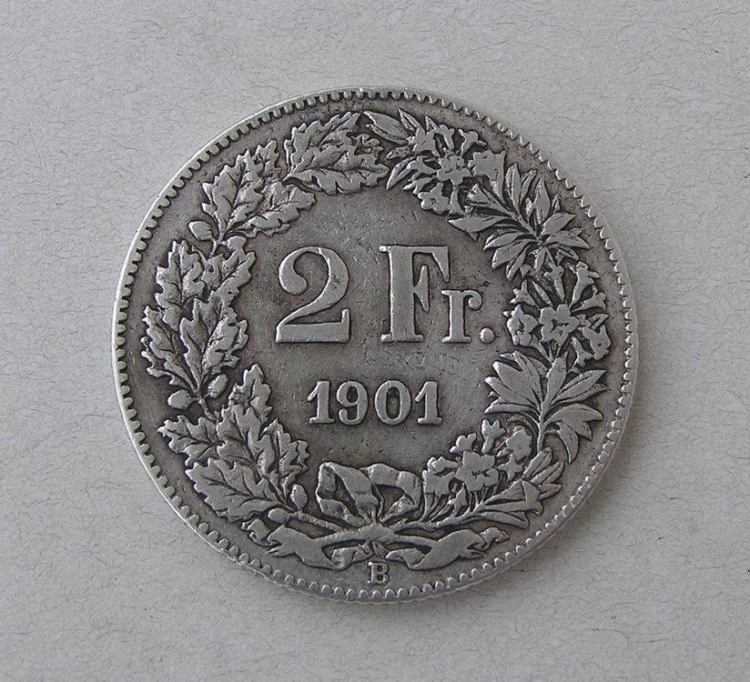 SELTENER JAHRGANG 2 FRANKEN 1901 | Kaufen auf Ricardo