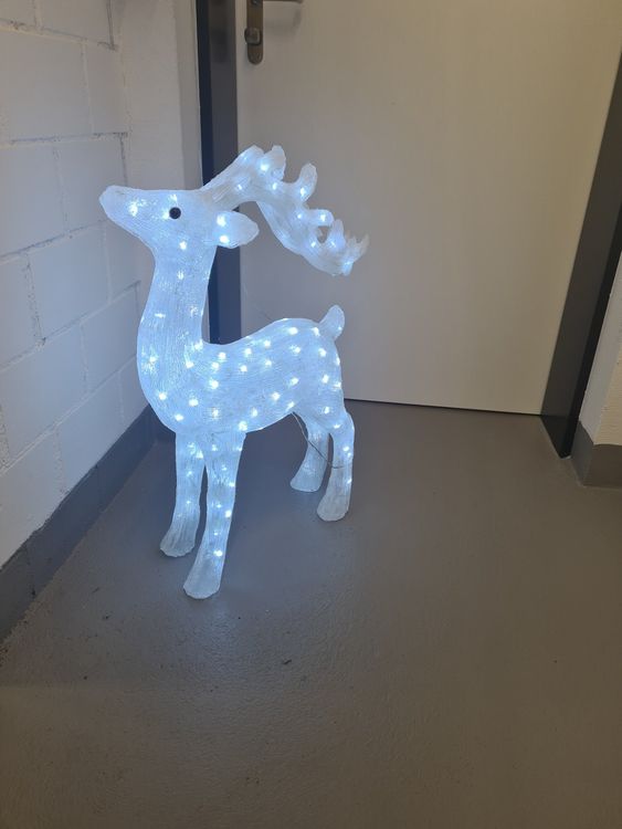 LED Rentier Acryl | Kaufen auf Ricardo