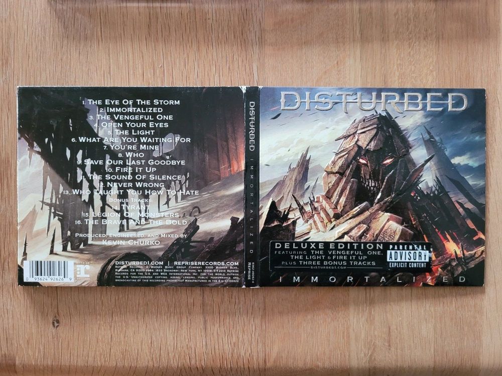 CD Disturbed - Immortalized - Deluxe Version, 2015 (Gebraucht) in ...