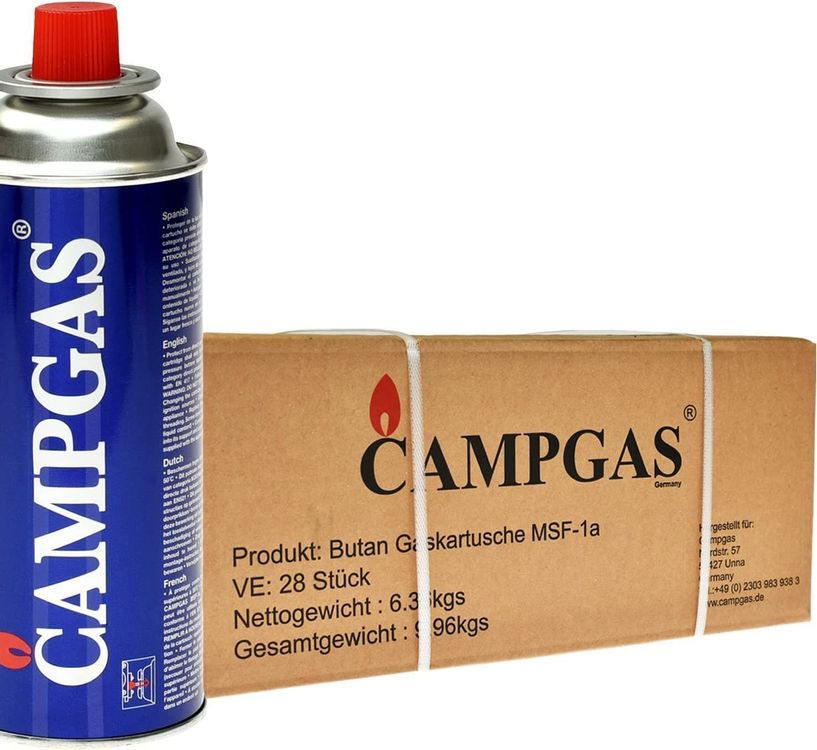 28x Gaskartuschen 227g Butan Gaskocher Gasheizung Gasbrenner (Neu und originalverpackt) in ...
