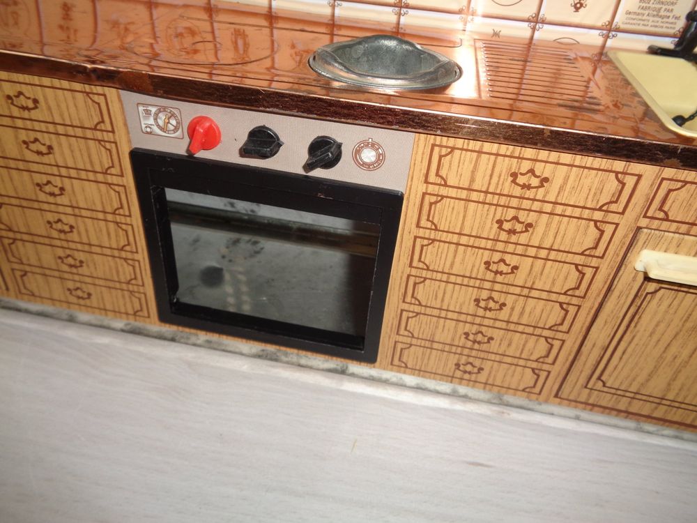 KINDERKOCHHERD KINDERKÜCHE BLECHSPIELZEUG MARKE FUCHS 50 JAH (Gebraucht ...