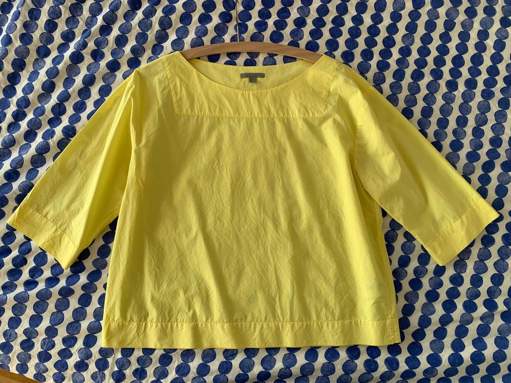 Sommerliche gelbe Bluse Gr. M COS, Baumwolle, 3/4 Arm (Gebraucht) in Zürich für CHF 14 – mit ...