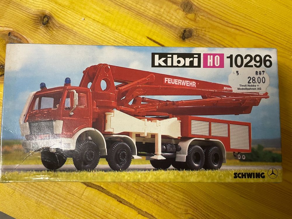 Mercedes Feuerwehr Pumpfahrzeug OVP Kibri 10296 H0 1/87 (Neu (gemäss ...