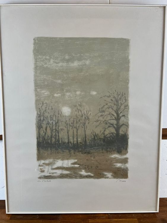 interessant Litho handsigniert. | Kaufen auf Ricardo