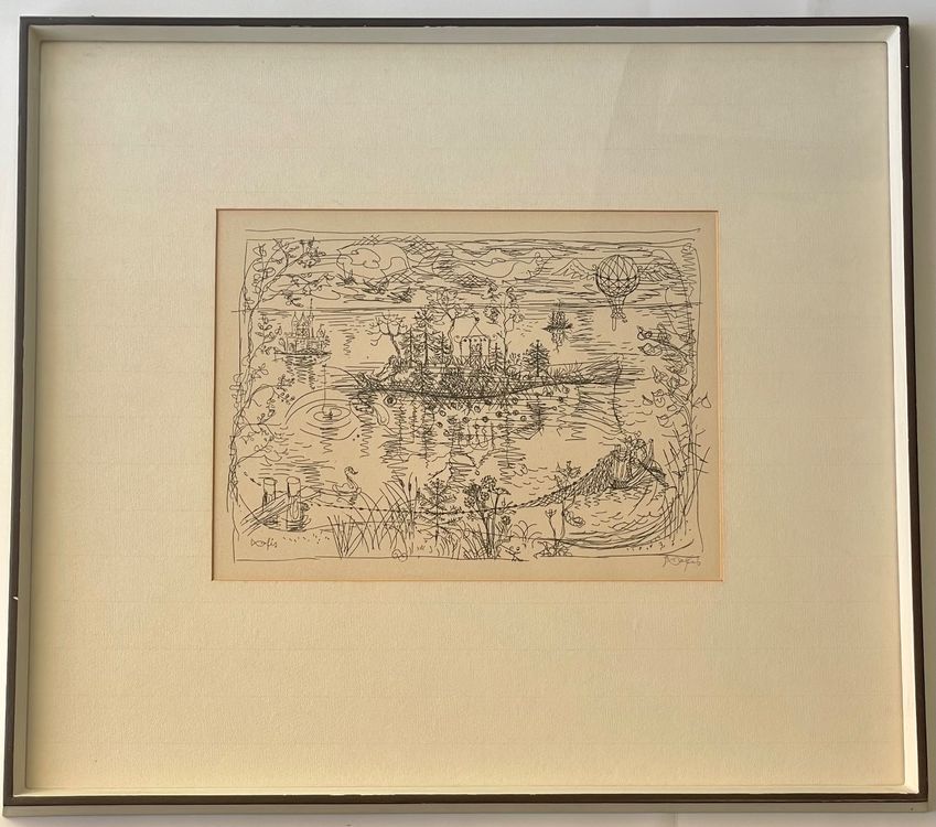 Hans Fischer (FIS) Original- Litho Handsigniert (Gebraucht) in Root für ...