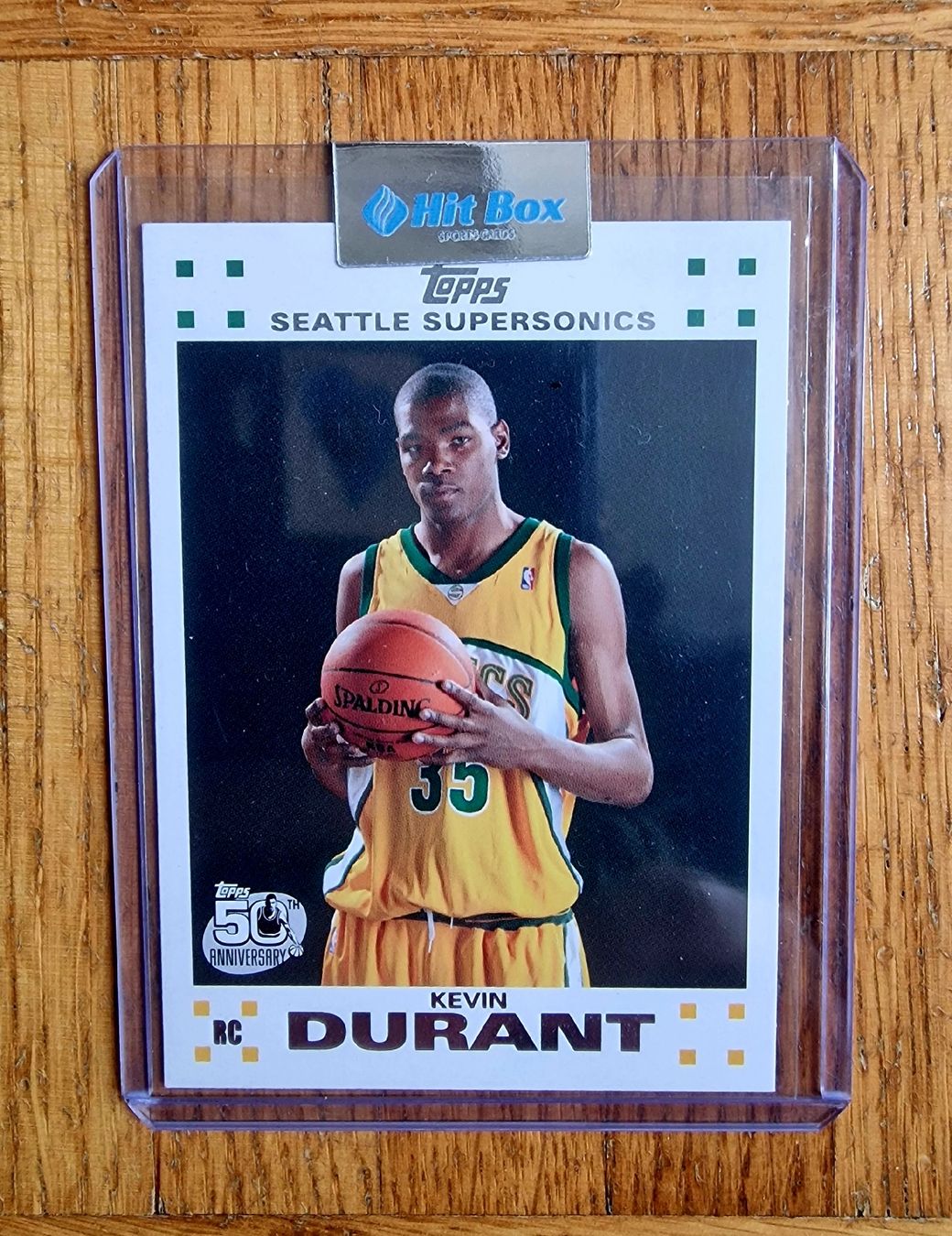 Kevin Durant Topps Rookie Card Seattle Supersonics 2 sur 14 (Neuf (Voir ...