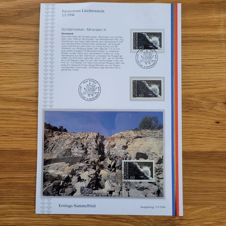 Documente Fürstentum Liechtenstein Vaduz 1994 (Gebraucht) in Biel/Bienne für CHF 1 – mit ...